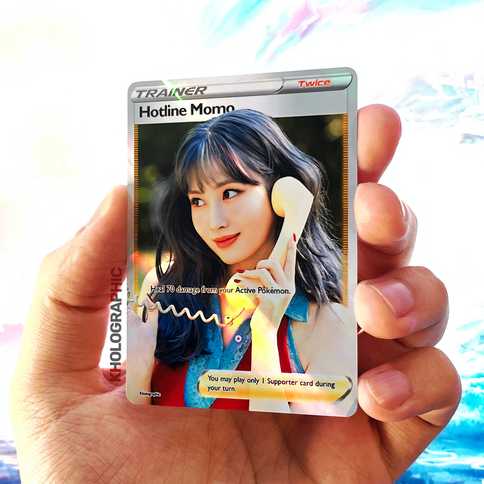 Twice Momo Trainer Holographic Cards – Kholographic